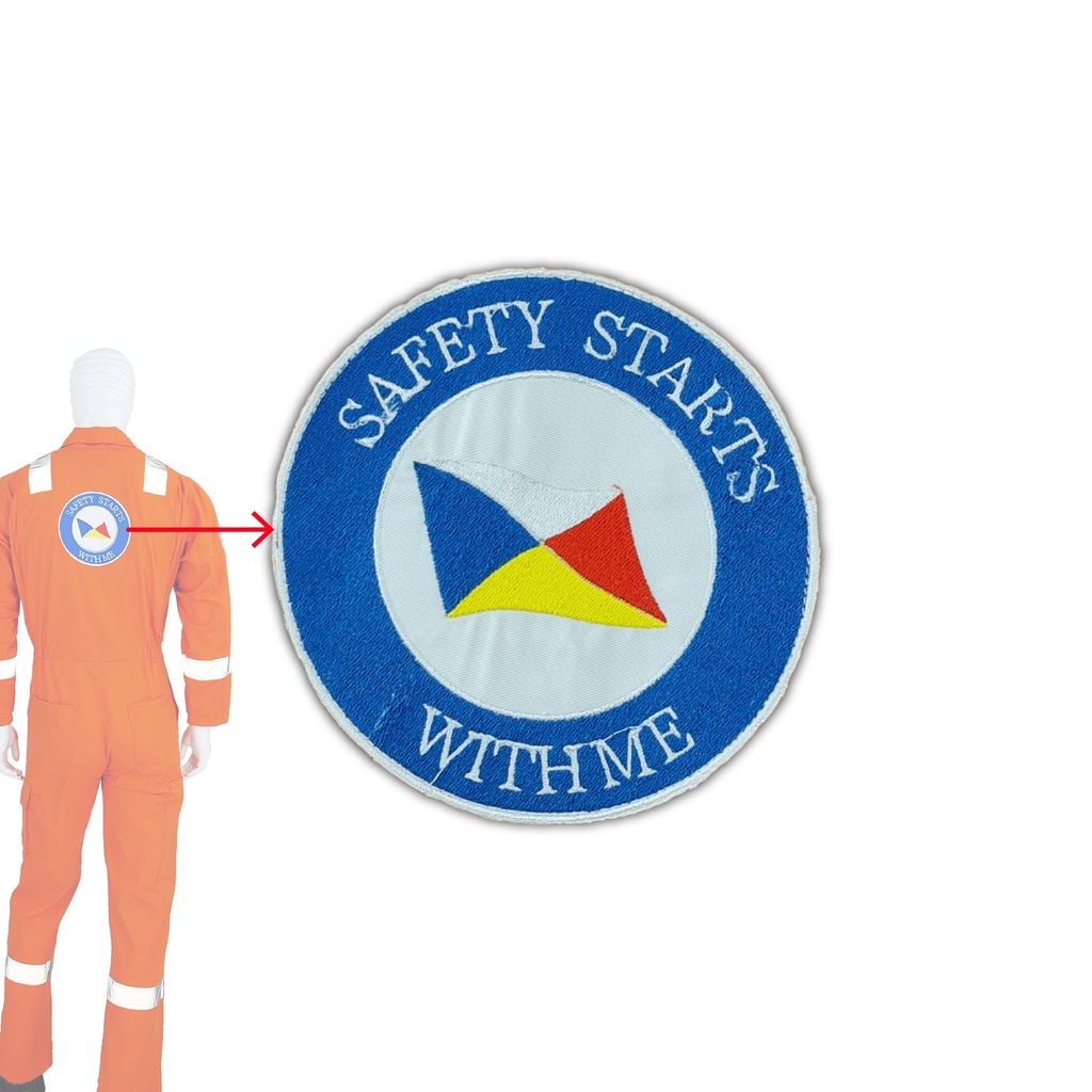 P&O Safety Starts With Me Embroidery Patch for Back | Apparel ...